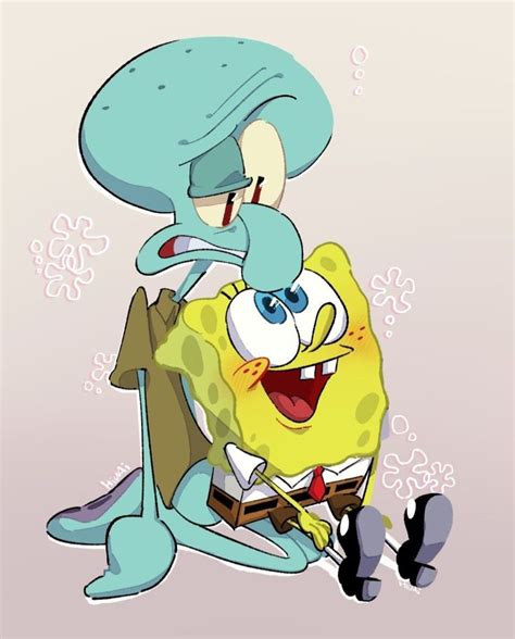 Spongebob And Squidward Art Squidward And Spongebob Ship Spongebob