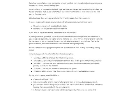 Solved Code Class Priorityqueue A Node Class To Act