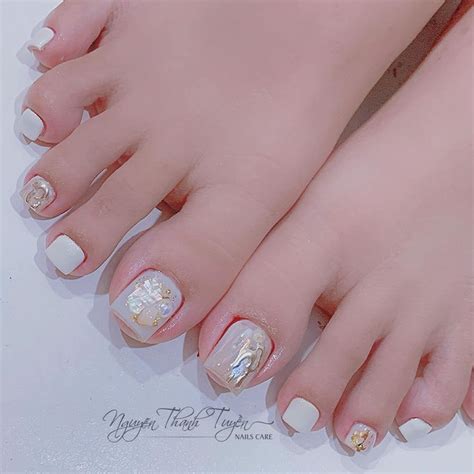 Pin By Nailbox Kawaii On Nail Chân Toe Nails Nail Colors Swag Nails
