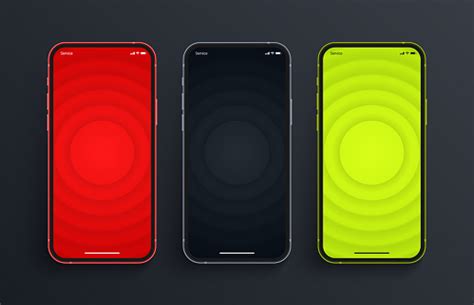 다른 색상 3d 부드러운 흐림 서클 스크린 세이버 스마트 폰 화면에 설정 전화에 대한 스톡 벡터 아트 및 기타 이미지 전화 화면보호기 0명 Istock