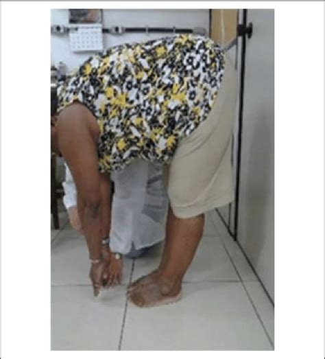 Individual Performing The Anterior Trunk Flexion Test Download Scientific Diagram