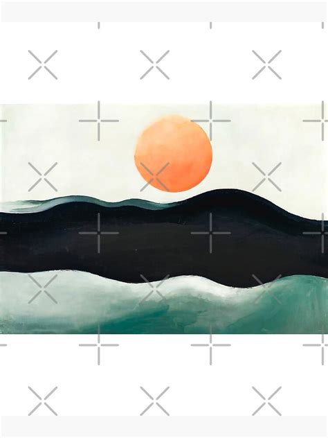 Georgia Okeeffe Sunset Long Island Premium Matte Vertical Poster Sold
