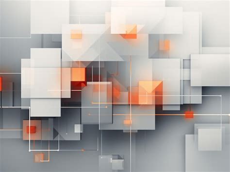 Premium Ai Image Grey Digital Background Merging Illustration Art And