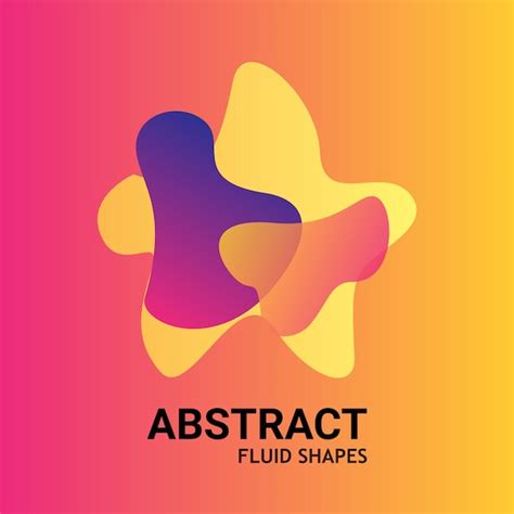 Premium Vector Abstract Color Modern Graphic Element Fluid Forms