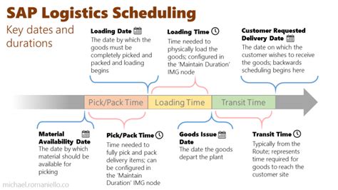 Sap Infographic Sap Logistics Scheduling Michael Romaniello