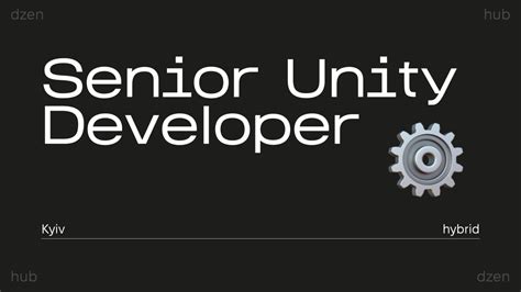 Senior Unity Developer