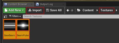 I Touchs Unreal Beam Particle