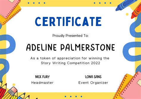 Free Blank Certificate Templates For Word