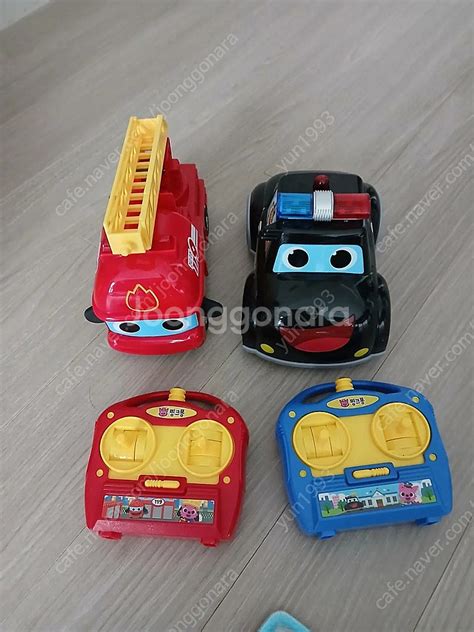 핑크퐁 경찰차 소방차rc카 장난감 두개일괄 중고나라 카페에서 운영하는 공식 사이트