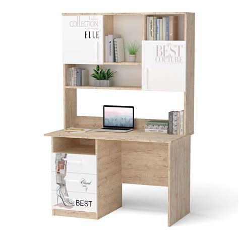 Письмовий стіл з надбудовою для дівчинки Дівчата