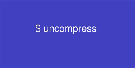 uncompressコマンドの使い方 unix linuxの部屋