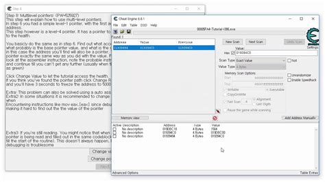 게임 메모리 해킹 치트 엔진cheat Engine 튜토리얼 8단계 해결하기 Game Memory Hacking