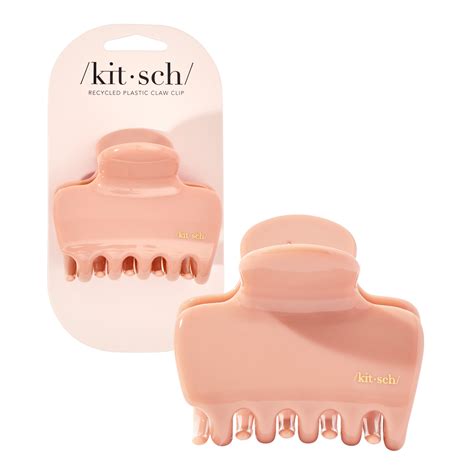 Kitsch Recycled Plastic Puffy Claw Clip Rosewood Oz Hair And Beauty