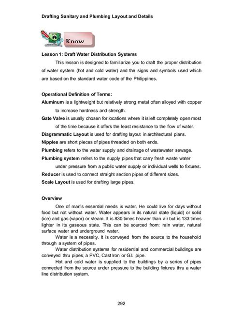 Module 6 Module 4 Draft Sanitary And Plumbing Layout And Details Docx