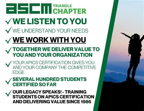 Ascm Triangle Chapter On Linkedin Upskill Reskill Separateyourself Supplychainmanagement