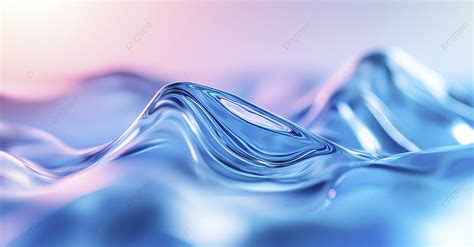 배경이 흐릿한 물결 모양의 광택이 나는 부드러운 파란색 유리 유리 파도 광택 배경 일러스트 및 사진 무료 다운로드 Pngtree