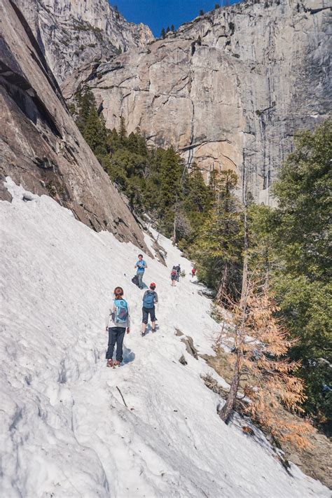 Hiking Upper Yosemite Falls In Winter Wheres Janice
