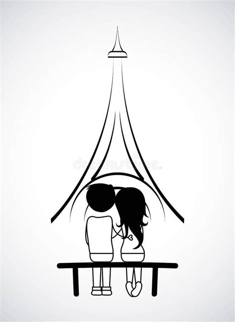 Tower Eiffel Design Stock Vector Illustration Of Park 45850253