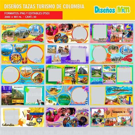 Lugares Turisticos De Colombia Para Sublimar Mugs
