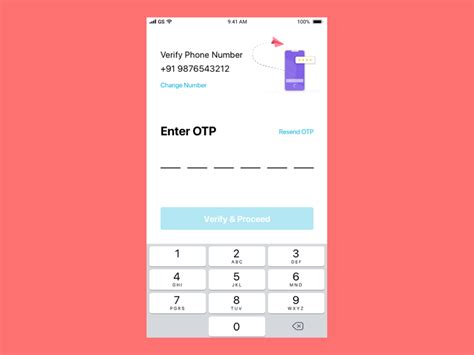 Verify Phone Number By Sabil Nadolia On Dribbble