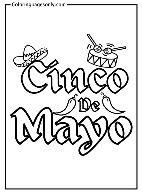 Free Printable Cinco De Mayo Coloring Sheets