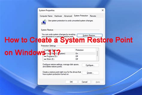 How To Create A System Restore Point On Windows How To Create A System Restore Point On Windows