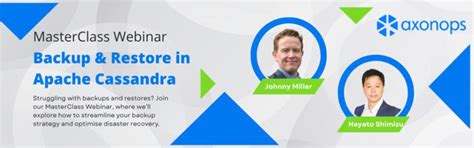 Welcome You Are Invited To Join A Webinar Cassandra Masterclass Webinar After Registering