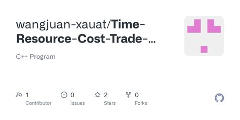 Github Wangjuan Xauat Time Resource Cost Trade Off Model Of Construction Project C Program