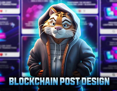 Blockchain Social Media Post Design Behance