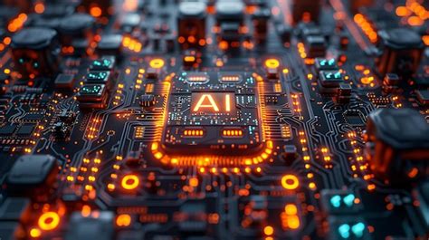 Ai Artificial Intelligence Technology Microchip Premium Ai Generated