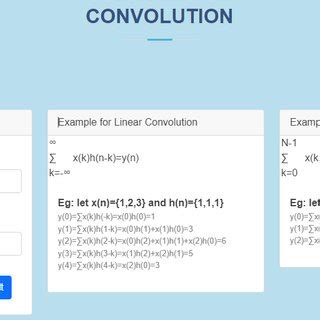 Convolution Experiment Section 3 Results Of Convolution Will Be Download Scientific Diagram