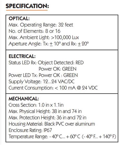 Miller Edge Mlc K72 Light Curtain Protec Controls