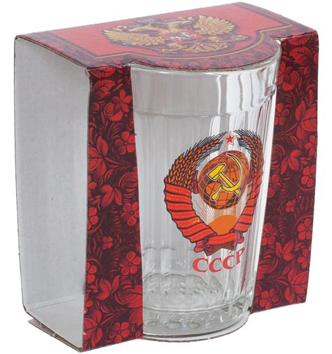 Подарочный стакан СССР гранёный