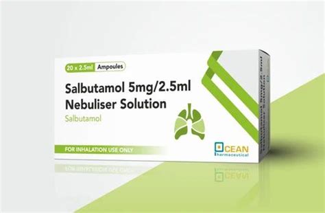 5mg Salbutamol Nebuliser Solution At ₹ 324piece Asthma Inhaler In