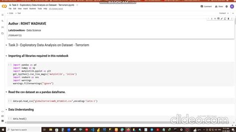 [video] rohit wadhave on linkedin task3 machinelearning internship datascience