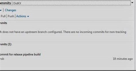 Tfs Git Sync Button Not Enabled