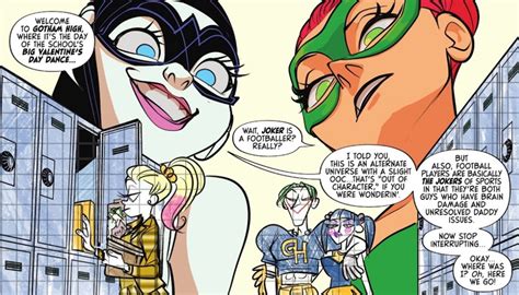 Dcs Harley Quinn Romances Pays Homage To Gotham High
