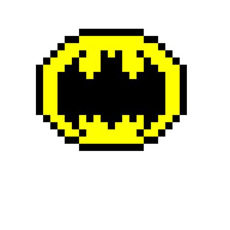 My Pixel Drawing Of The Batman Logo Fandom