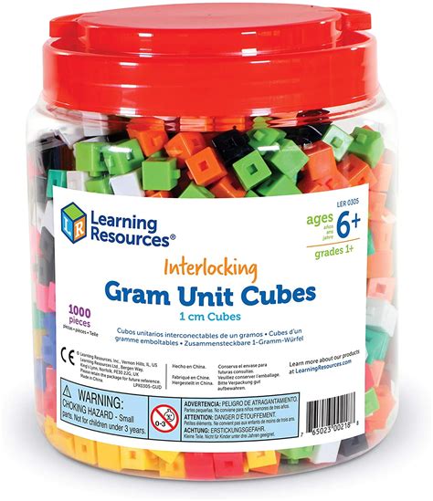 Interlocking Gram Unit Cubes Set Of 1000