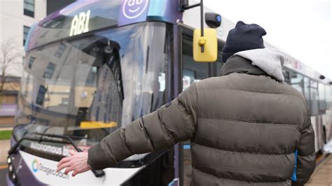 Self Driving Buses Passengers Travel On Full Size Vehicle For The First Time In The Uk