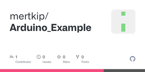 github mertkip arduino example