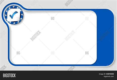 Blue Box Text Arrows Vector Photo Free Trial Bigstock