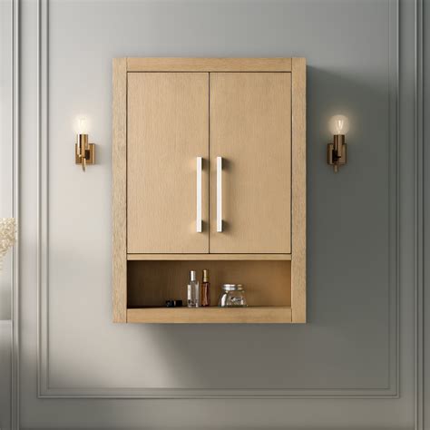 Vanity Art 24 Wall Mounted Bathroom Storage Cabinet With Soft Close