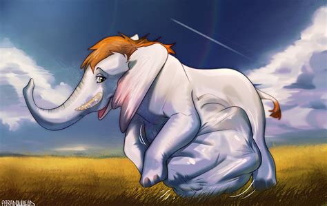 Rule 34 Ambiguous Gender Ambiguous Prey Belly Big Belly Elephant Elephantid Endosoma Feral