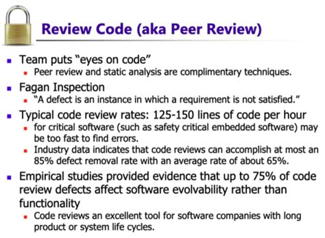 static analysis as part of the code review process flashcards quizlet