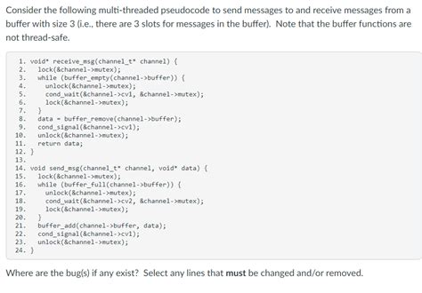 Solved Show Me The Steps To Solve Where Are The Bug S If Chegg