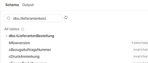 Bug Report Search Within Schema Will Not Find Tablescols When You Use Camel Case 💬 Queries