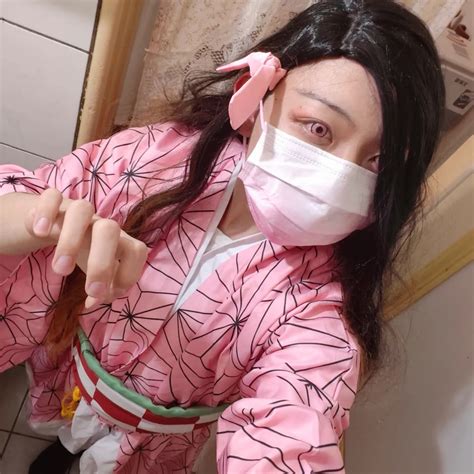 情人節就是要扮彌豆子呀，要不然要幹嘛 偽娘板 Dcard