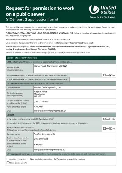 Name Transfer Form For Domestic Png Connection