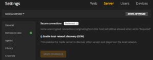 How To Use Secure Server Connections Plex Support